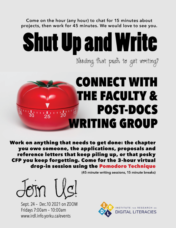 Shut Up and Write – IRDL